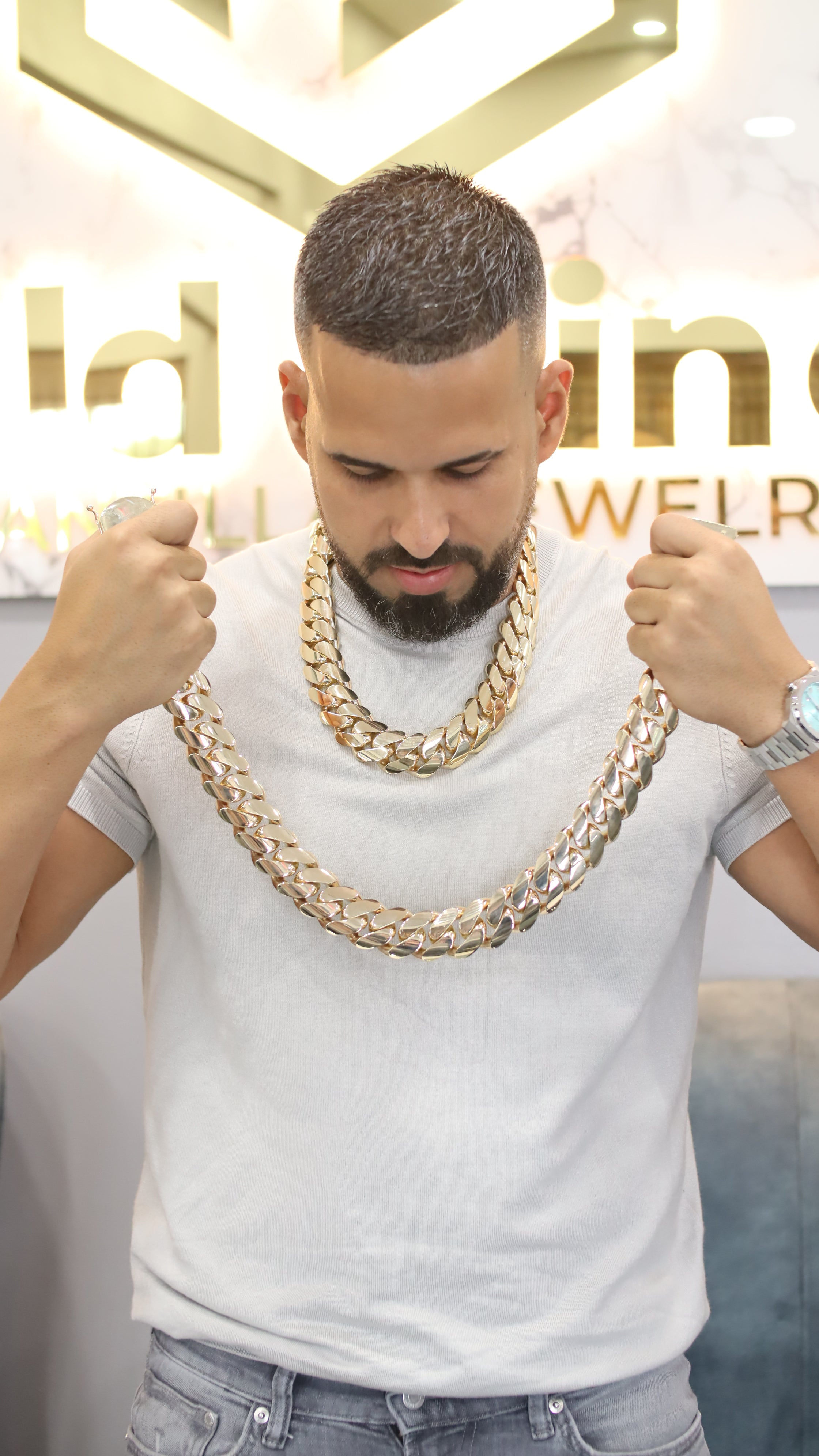 CUBAN LINK CHAINS 14K – Gold Miner Jewelry
